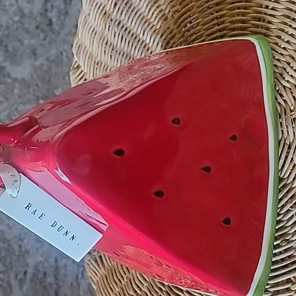 Rae Dunn | Accents | New Rae Dunn Sweet Ceramic Watermelon Wedge Shaped ...